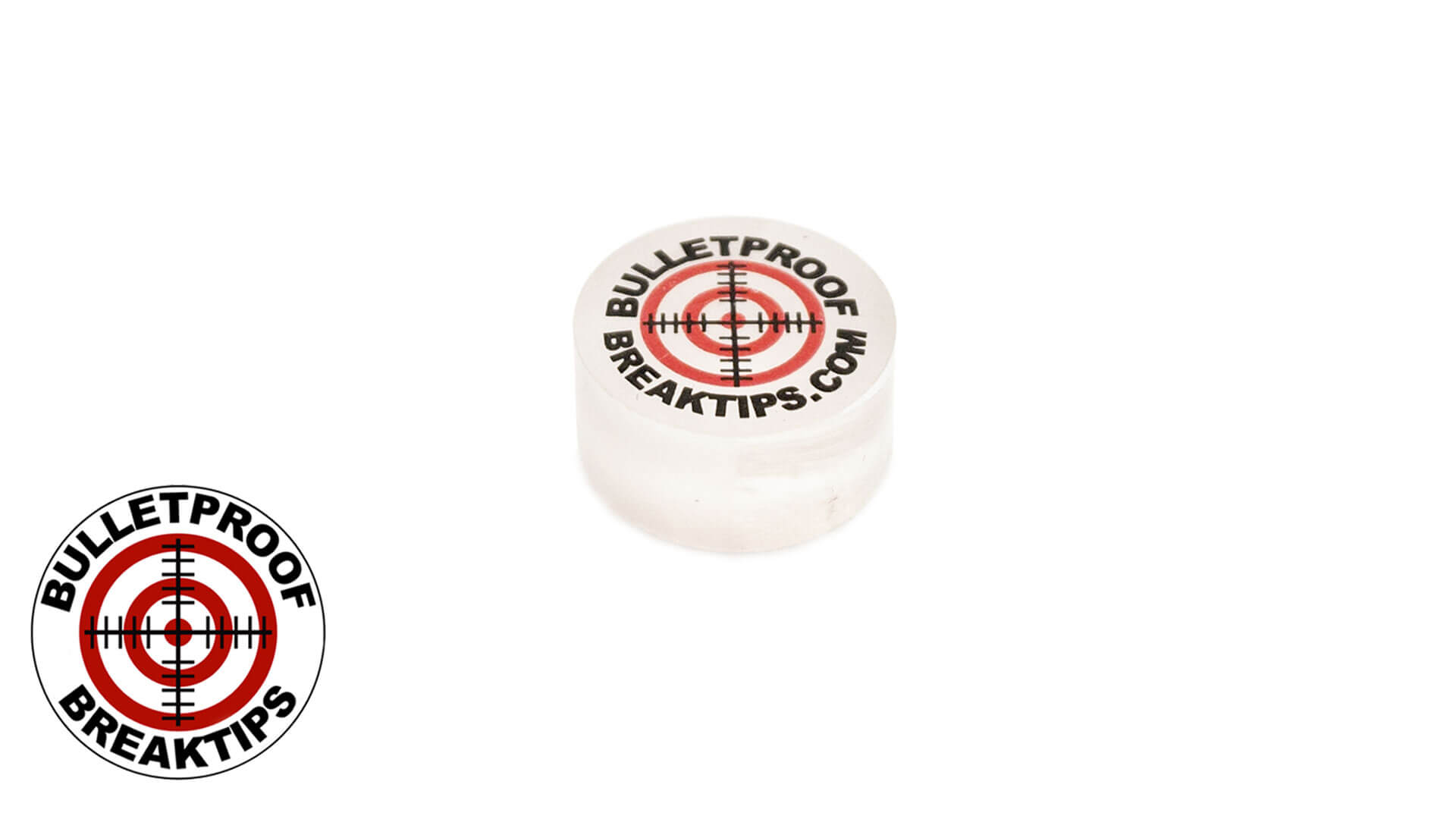 Bulletproof - Clear Break Tip - Synthetic - Extra Hard • Billiards Direct