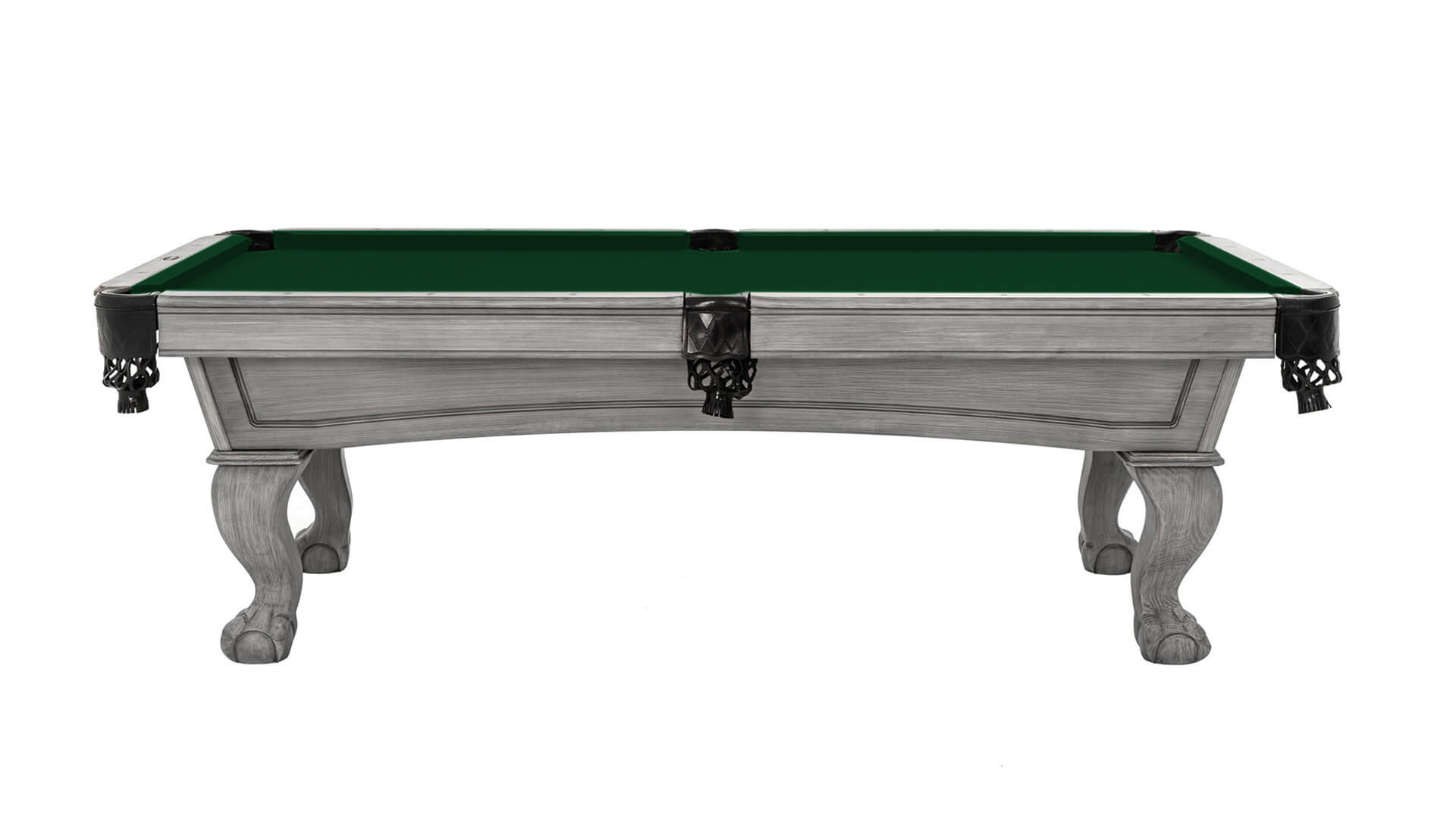 Imperial - "Resolute" Pool Table - Ball and Claw Legs - Silver Mist - 7 ...